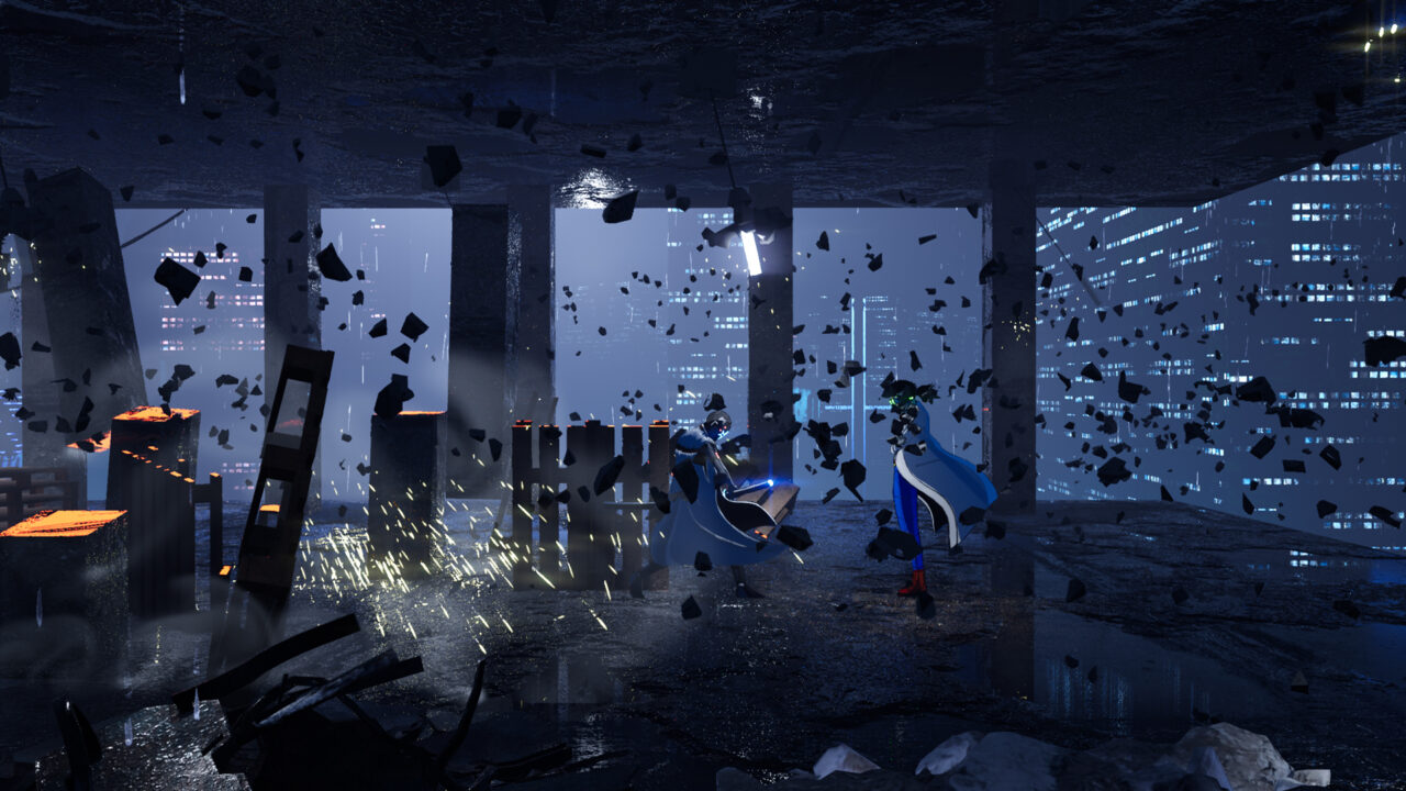 2.5D cyberpunk action game Quantic River announced for PC - Gematsu