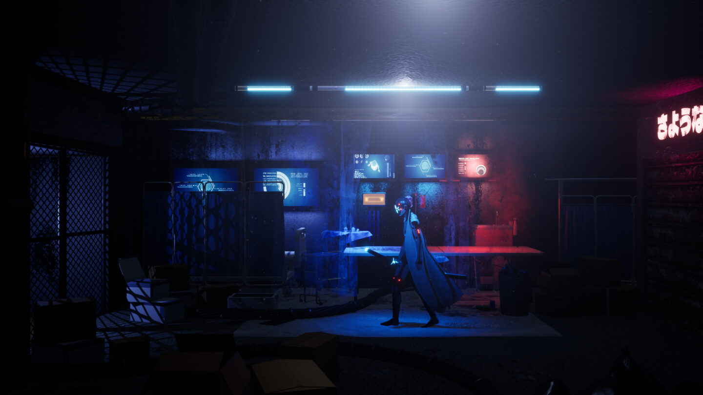 2.5D cyberpunk action game Quantic River announced for PC - Gematsu