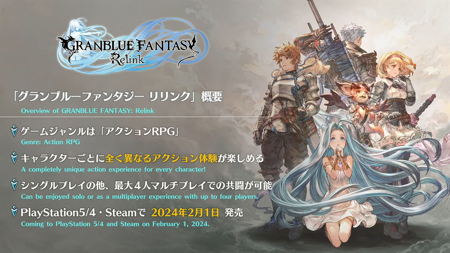 Granblue Fantasy: Relink PS5 and PS4 demo launches in January 2024 ...