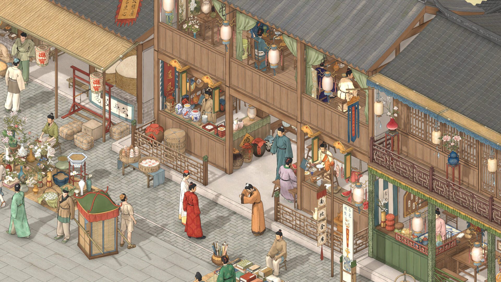 Chinese-style open-world action RPG The Bustling World announced for PC ...