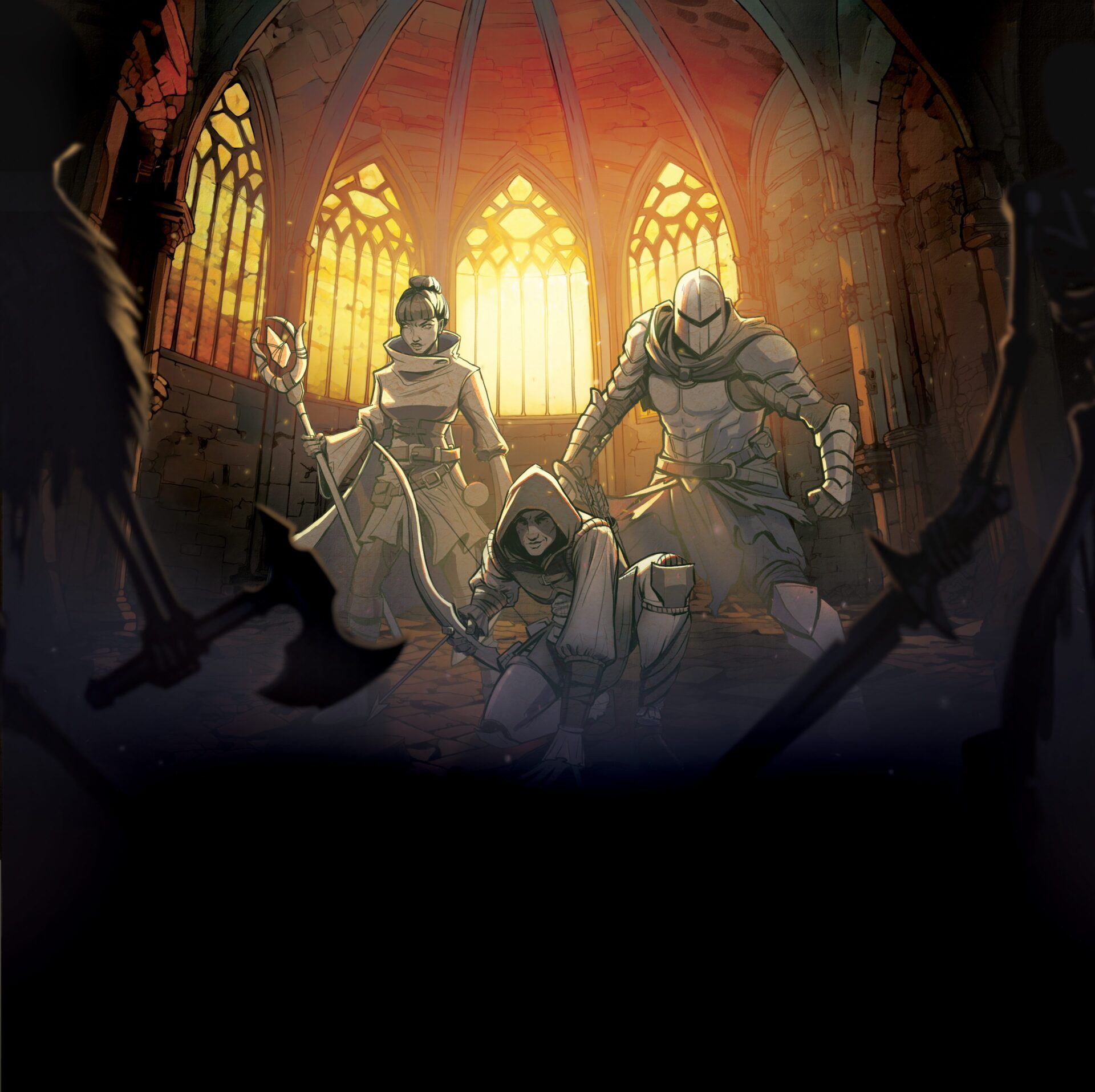 Turn-based strategy deckbuilder Knights in Tight Spaces announced for ...