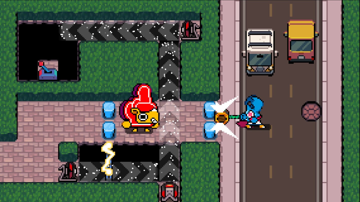 Top-down retro platform adventure game Pipistrello and the Cursed Yoyo ...