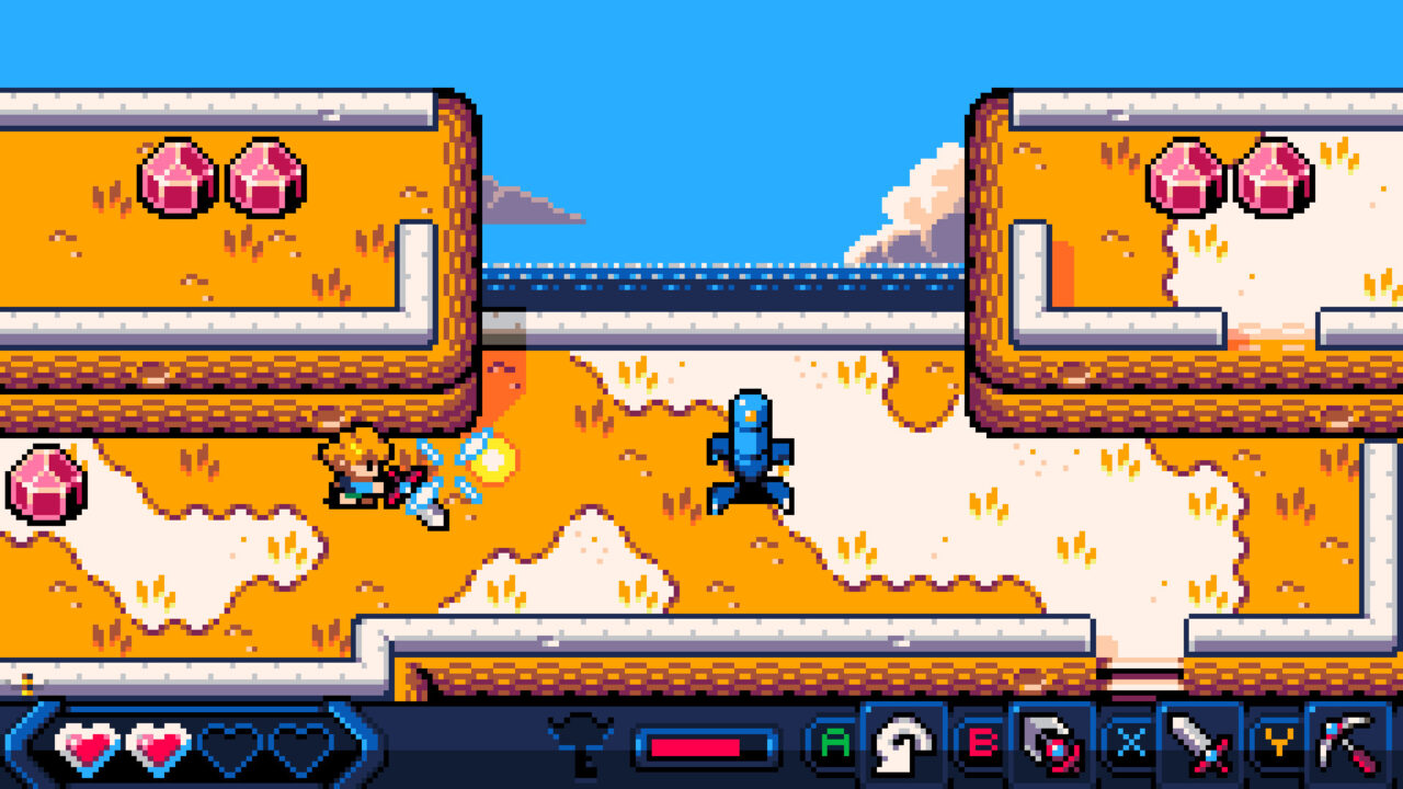 2D retro pixel art action adventure game Castaway announced for PC - Gematsu