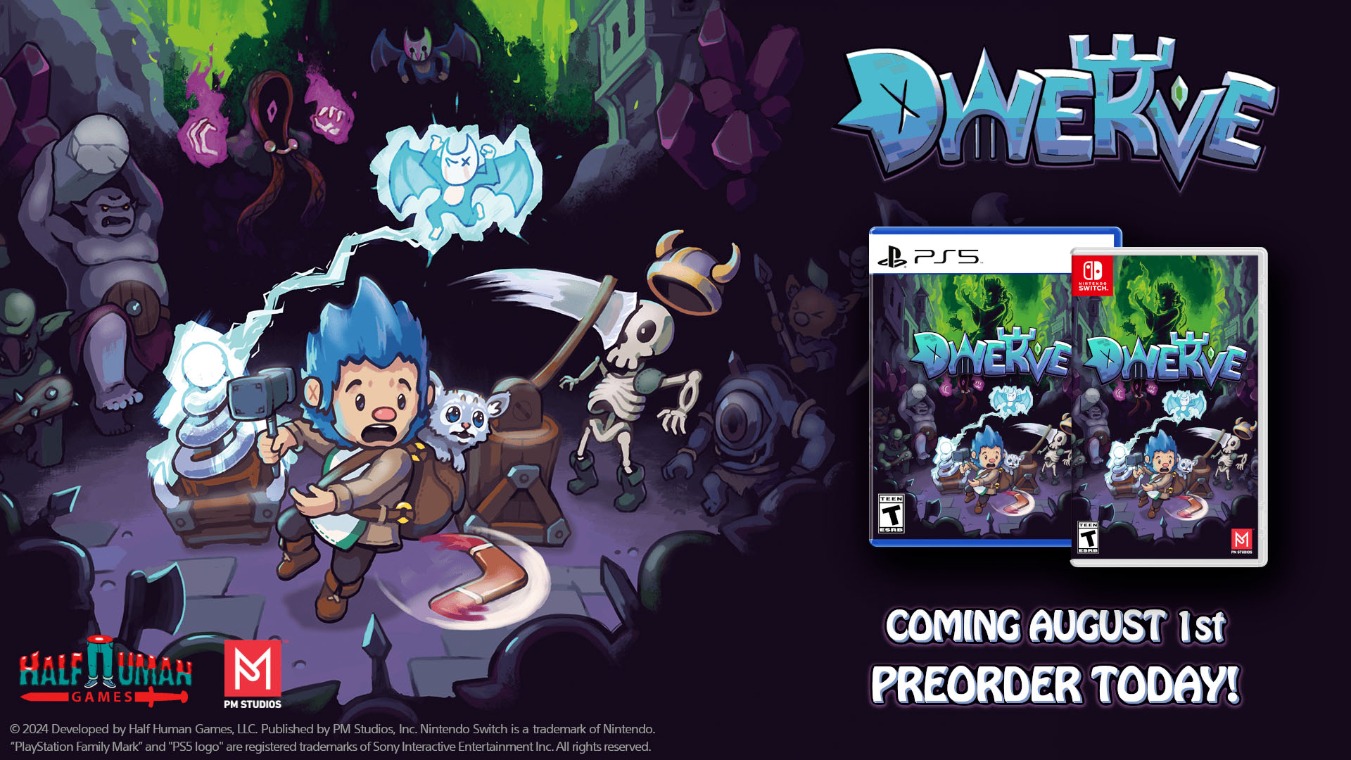 Dwerve coming to PS5 on August 1 alongside physical edition - Gematsu