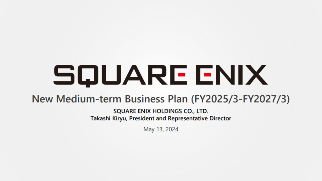 Square Enix announces new medium-term business plan - “Square Enix ...