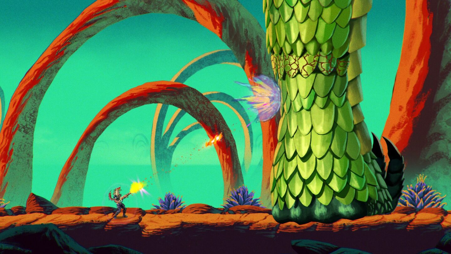 Side-scrolling action platformer ChainStaff announced for PC - Gematsu