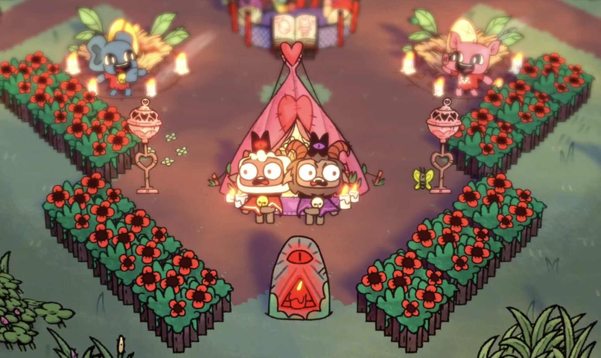 Cult of the Lamb ‘Unholy Alliance’ update launches August 12 - Gematsu