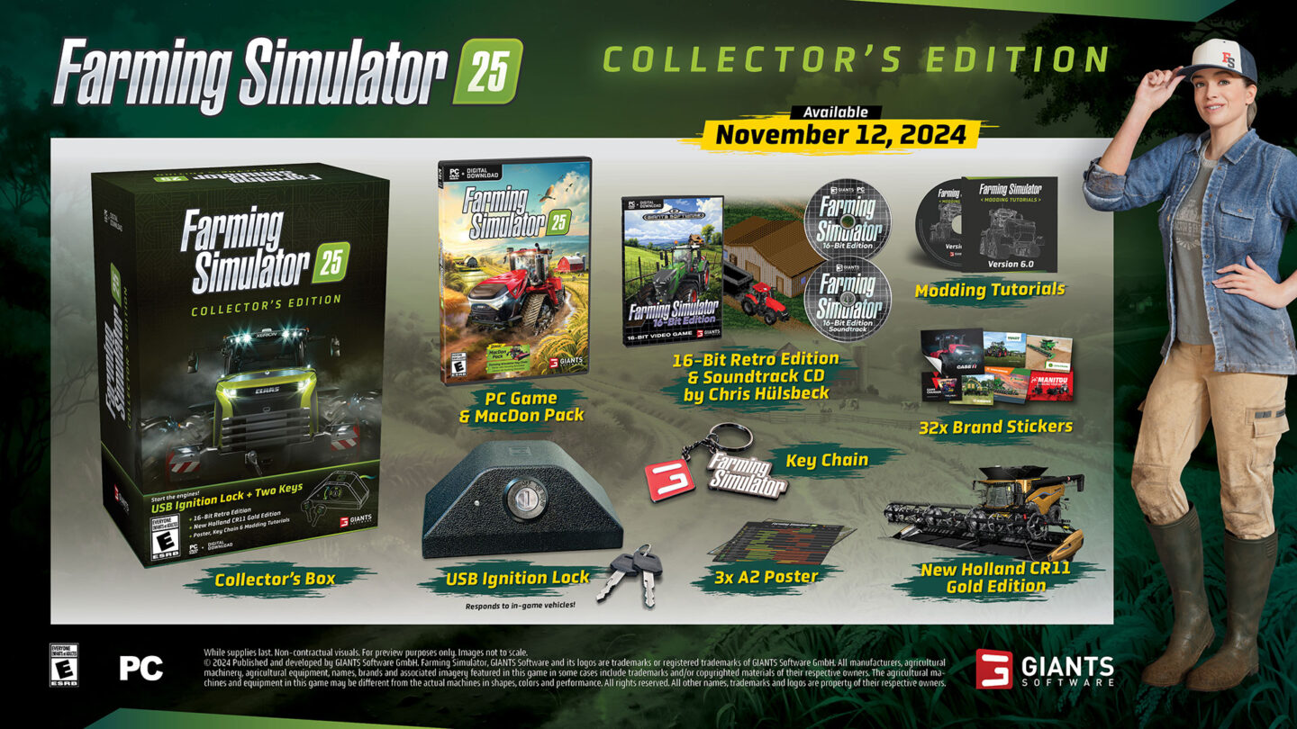 Farming Simulator 25 announced for PS5, Xbox Series, and PC - Gematsu
