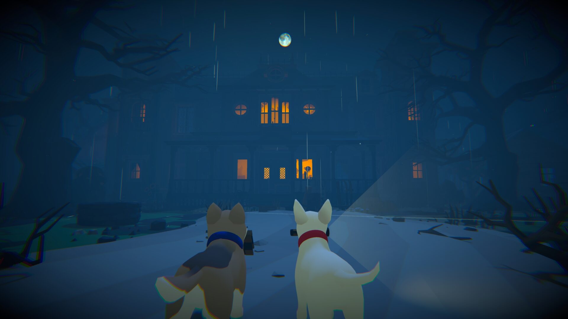Cozy puppy co-op horror game Haunted Paws announced for PC - Gematsu