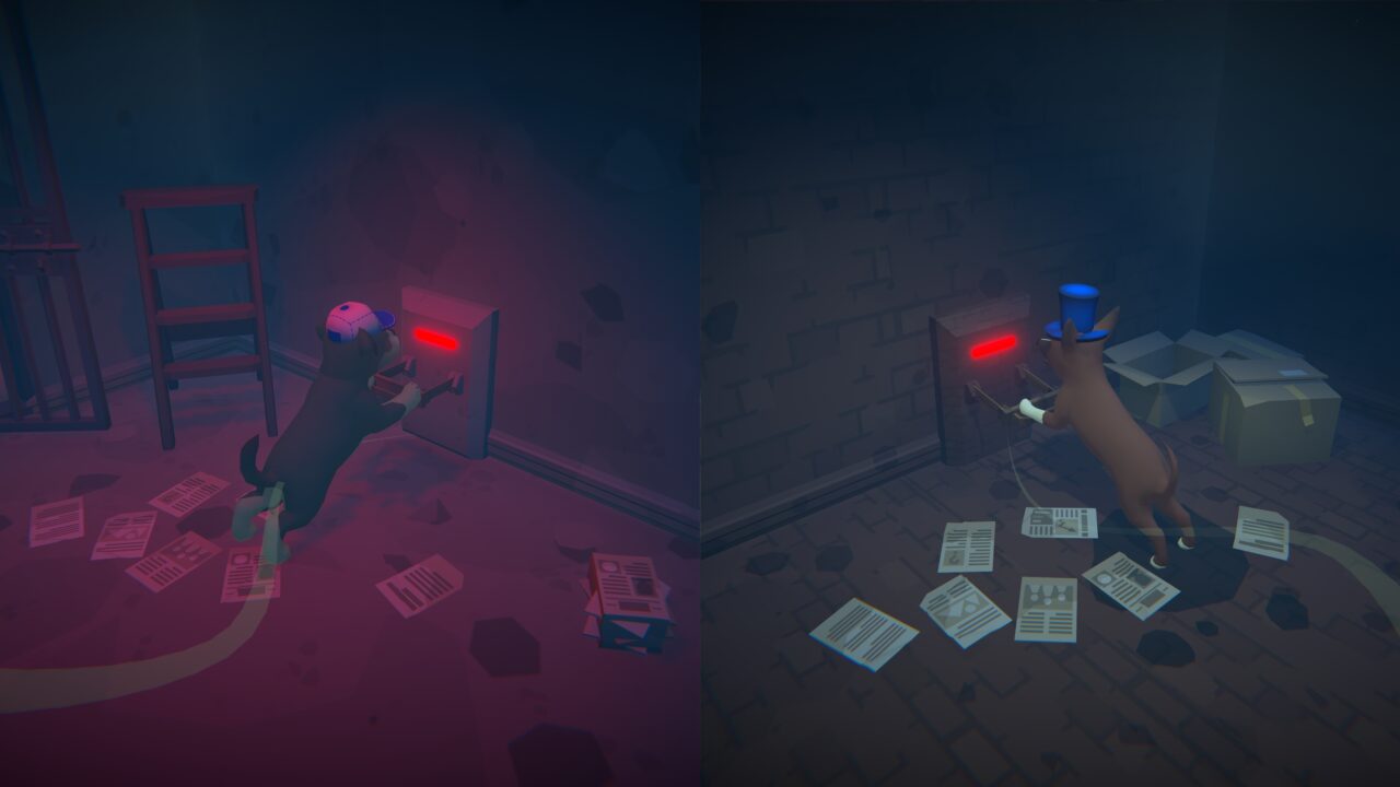 Cozy puppy co-op horror game Haunted Paws announced for PC - Gematsu