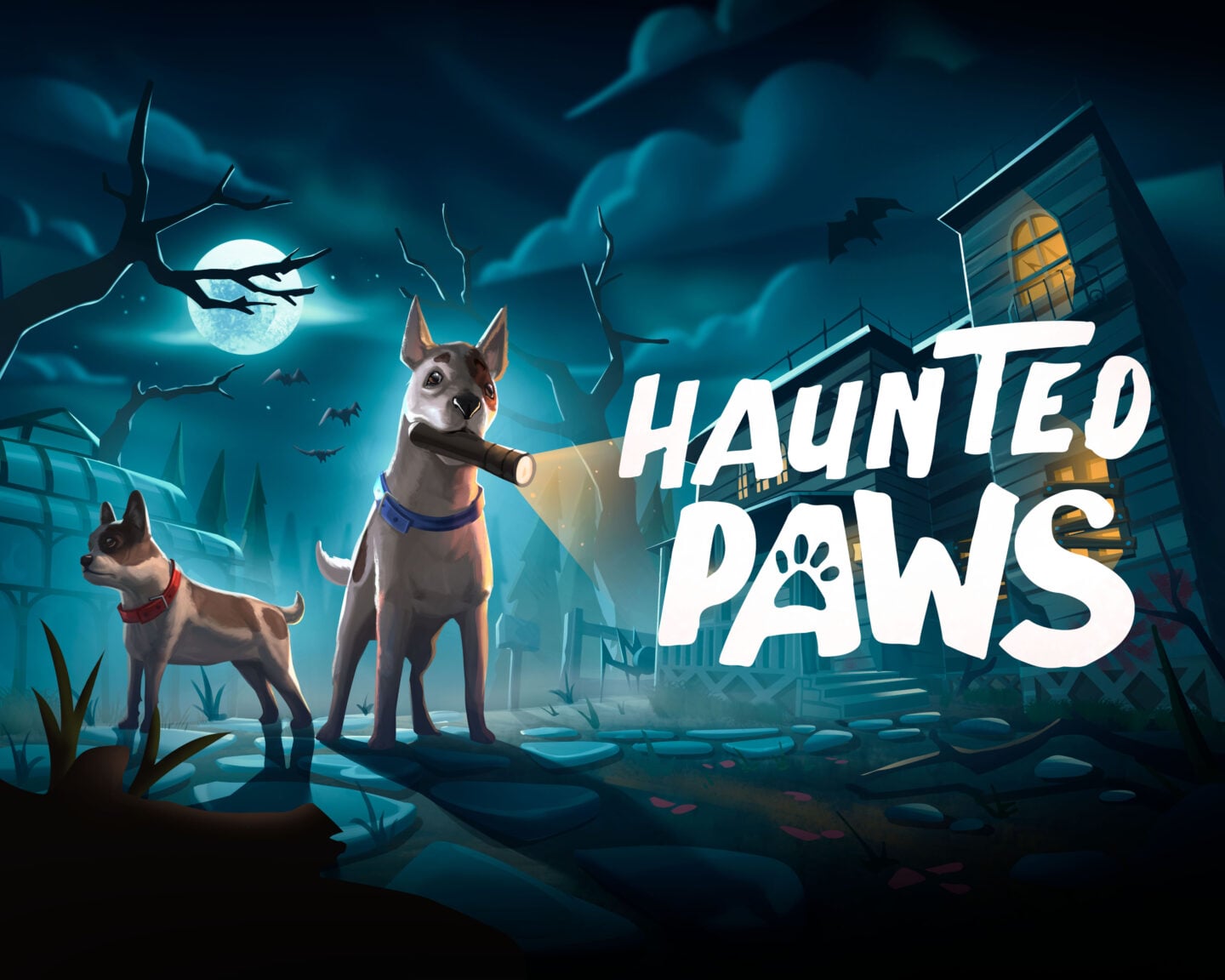 Cozy puppy co-op horror game Haunted Paws announced for PC - Gematsu