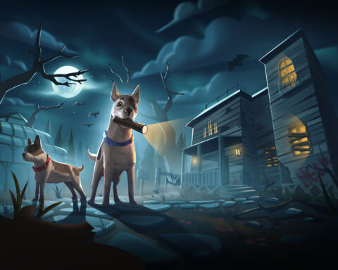 Cozy puppy co-op horror game Haunted Paws announced for PC - Gematsu