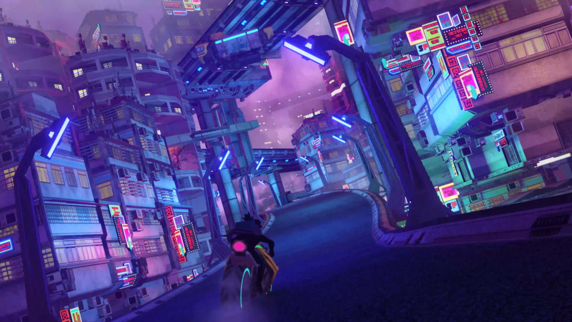 Cyberpunk Metroidvania game Sky Dust announced for PC - Gematsu