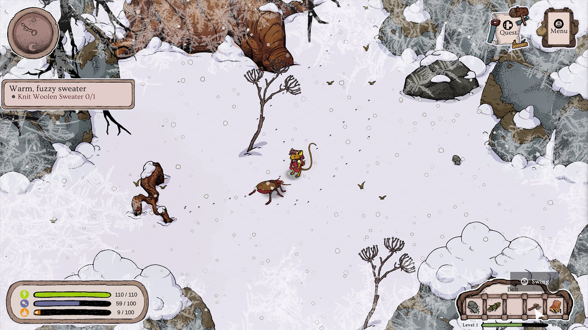 Cozy woodland survival game Winter Burrow announced for Xbox Series ...