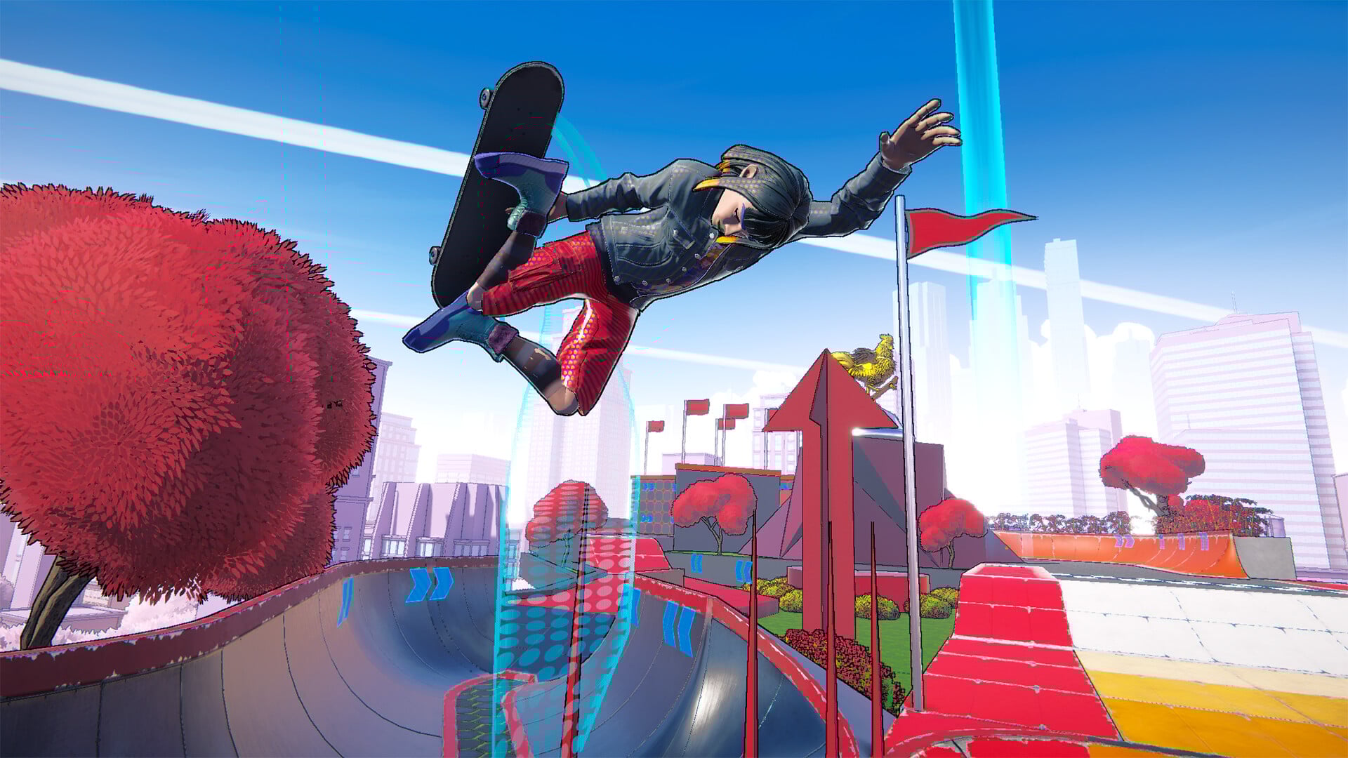 50-player skateboarding game Wrekless announced for PC - Gematsu