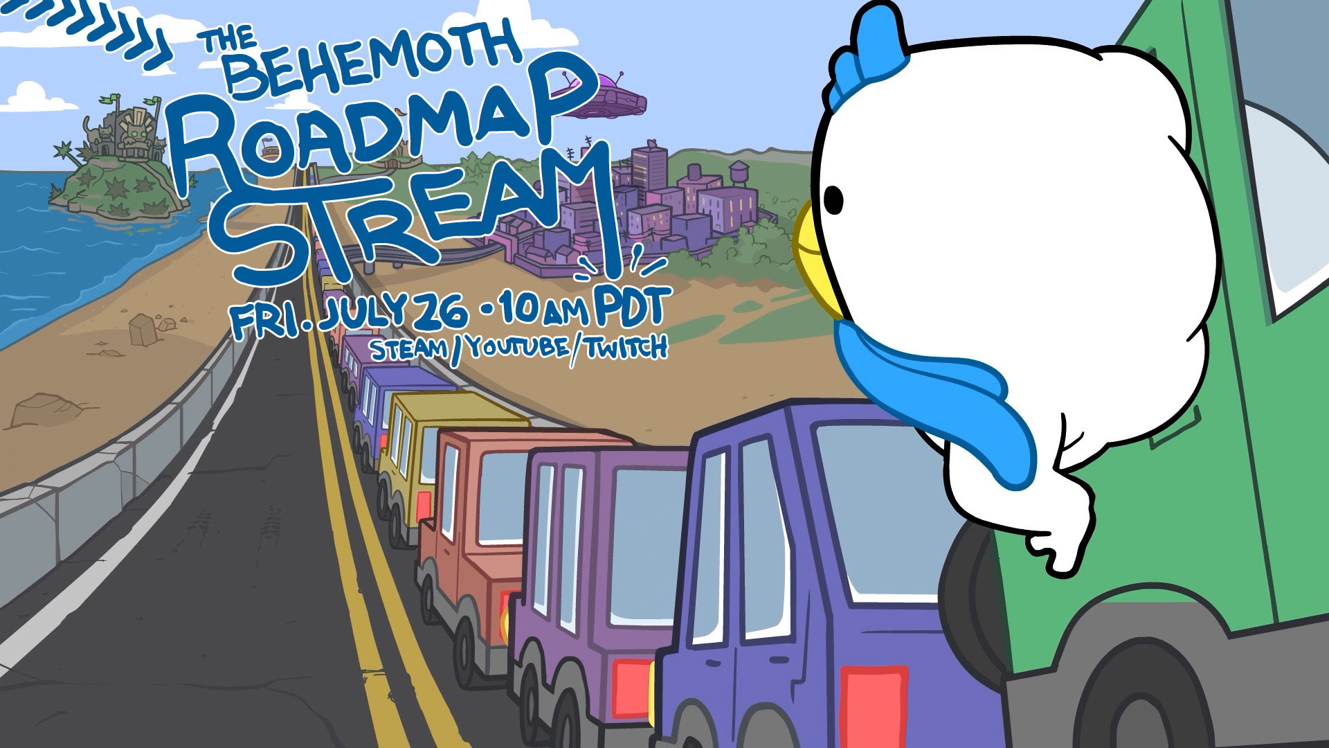The Behemoth Studio Roadmap live stream set for July 26, featuring “a handful of unannounced ...