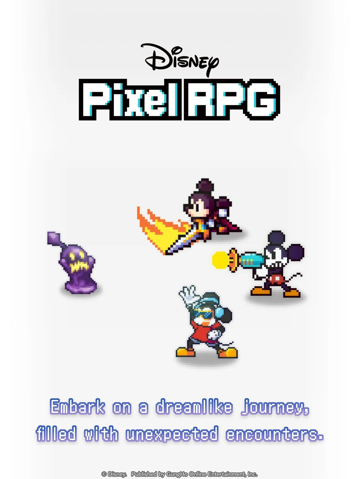 GungHo Online Entertainment announces Disney Pixel RPG for iOS, Android ...
