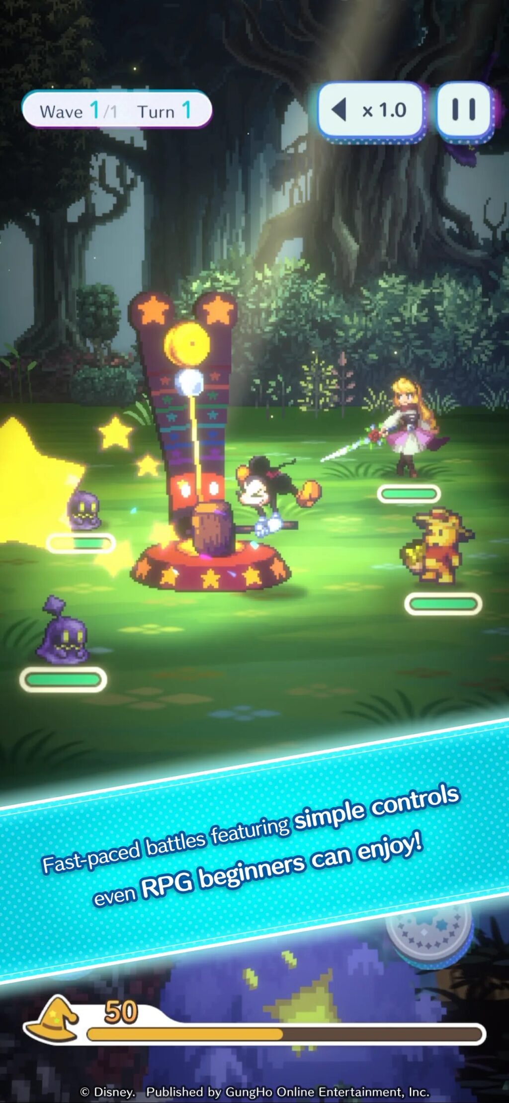 GungHo Online Entertainment announces Disney Pixel RPG for iOS, Android ...
