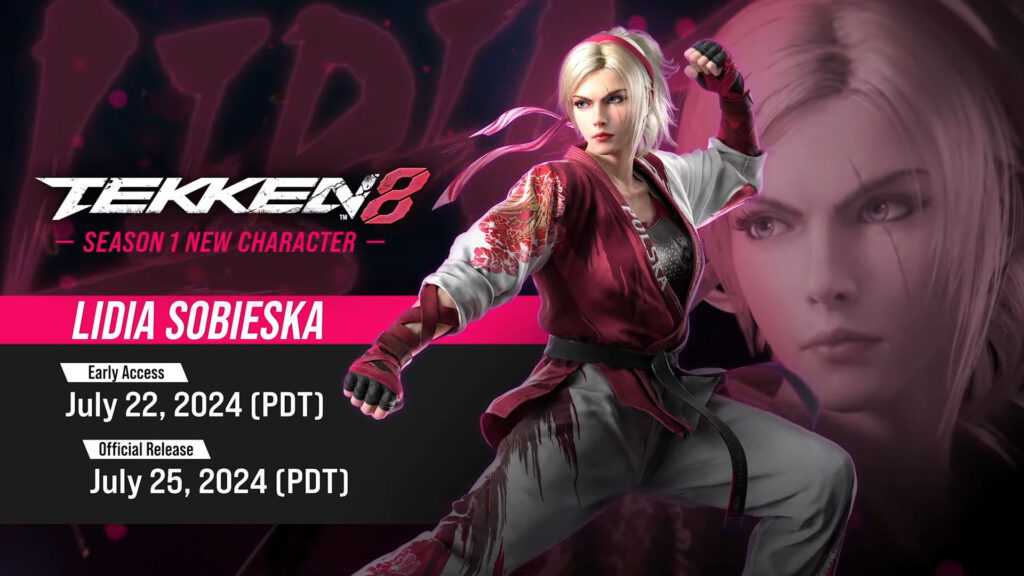 Tekken 8 DLC character Lidia Sobieska launches July 22 for Character ...