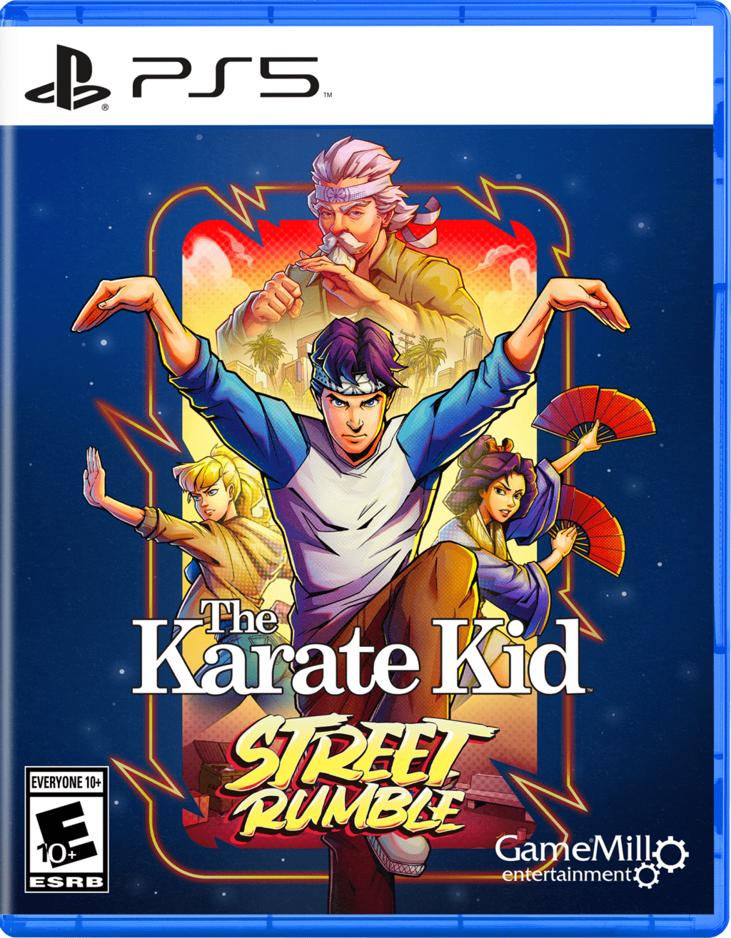 16-bit-style side-scrolling beat ’em up game The Karate Kid: Street ...