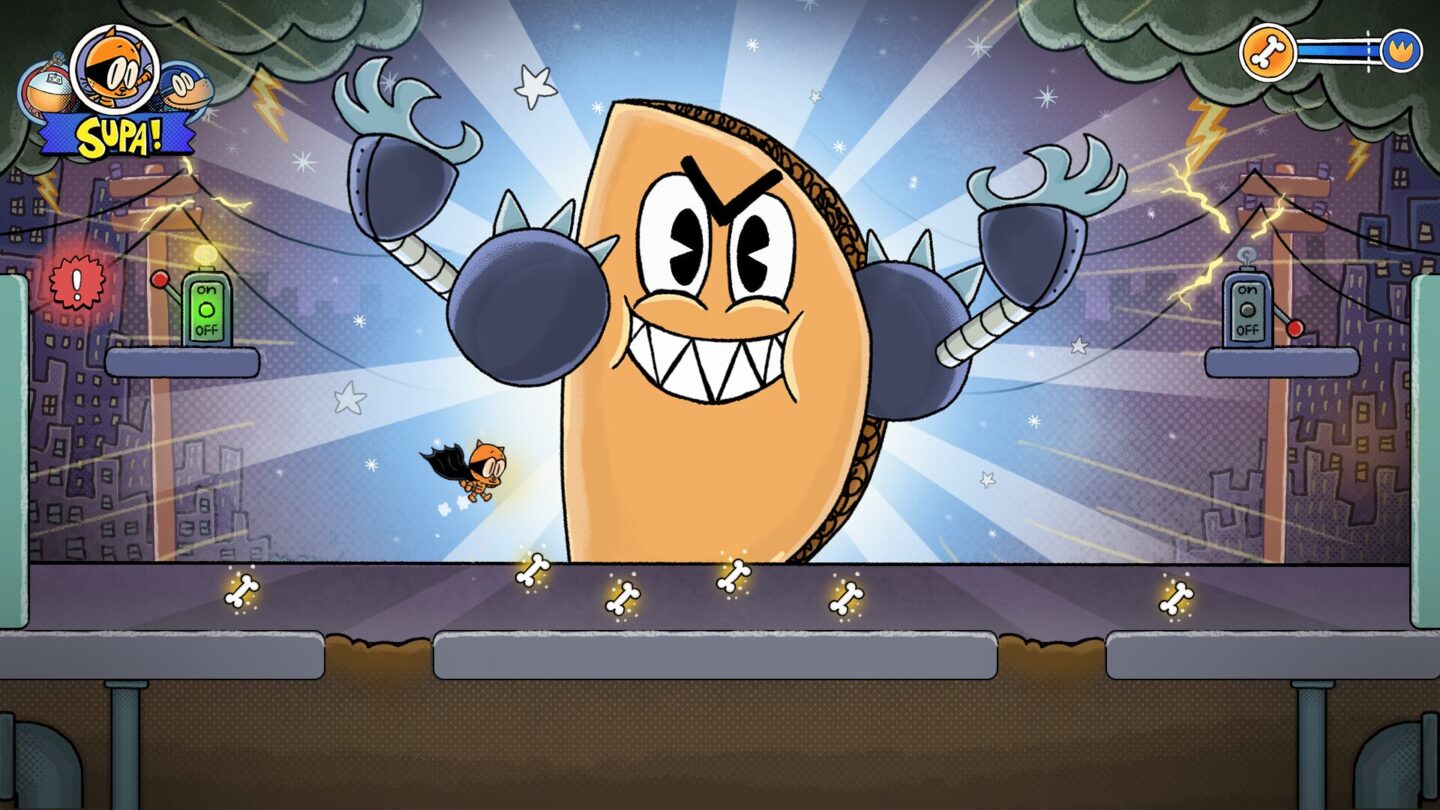 Side-scrolling adventure platformer Dog Man: Mission Impawsible ...