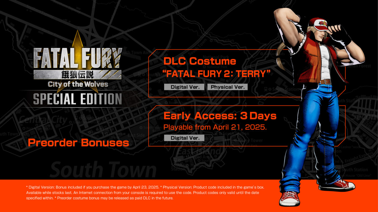 Fatal Fury: City of the Wolves launches April 24, 2025 - Gematsu