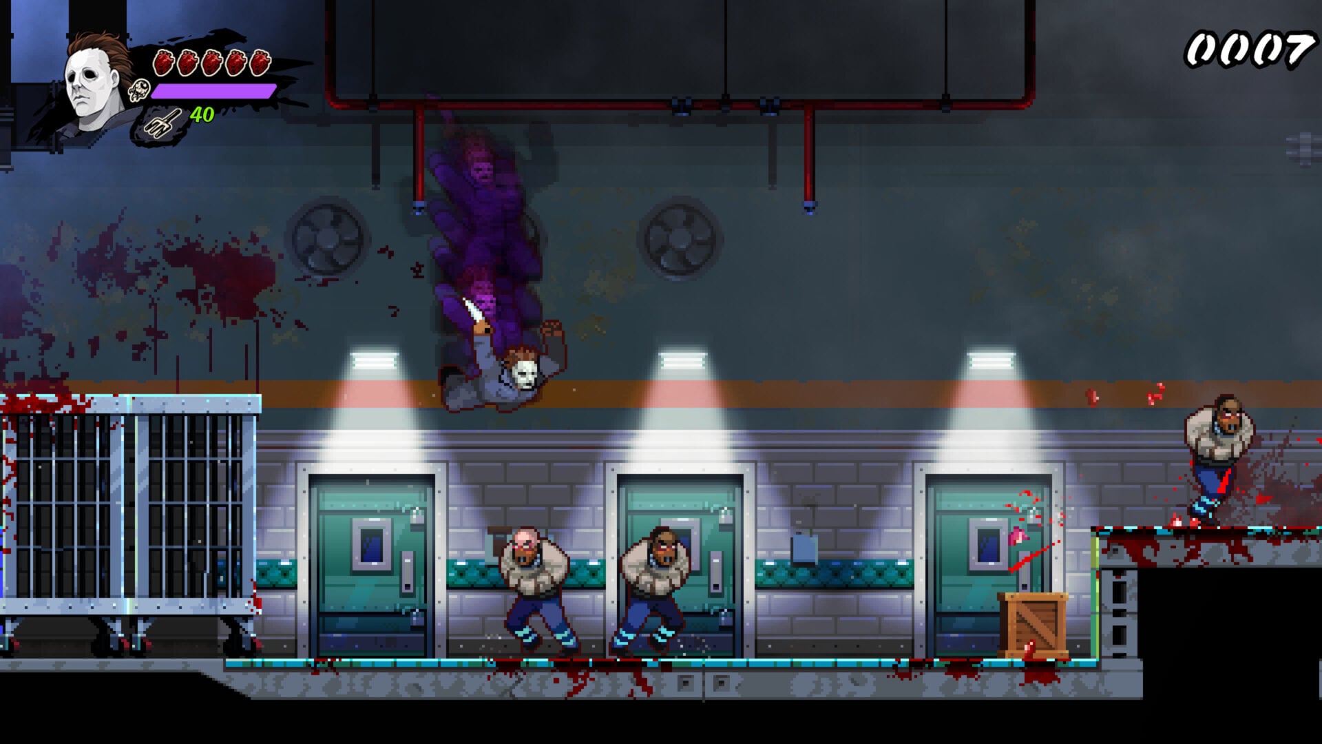 Pixel art side-scrolling platformers RetroRealms: Halloween and ...