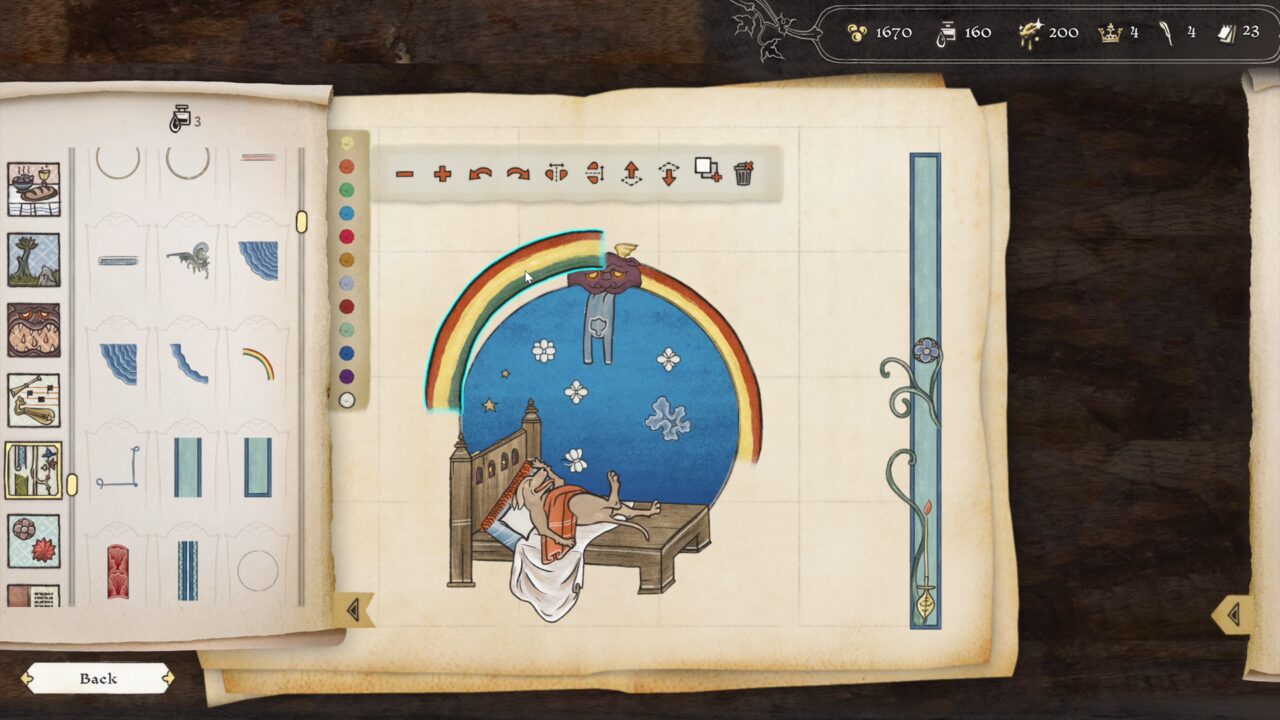 Manuscript workshop simulation game Scriptorium: Master of Manuscripts ...