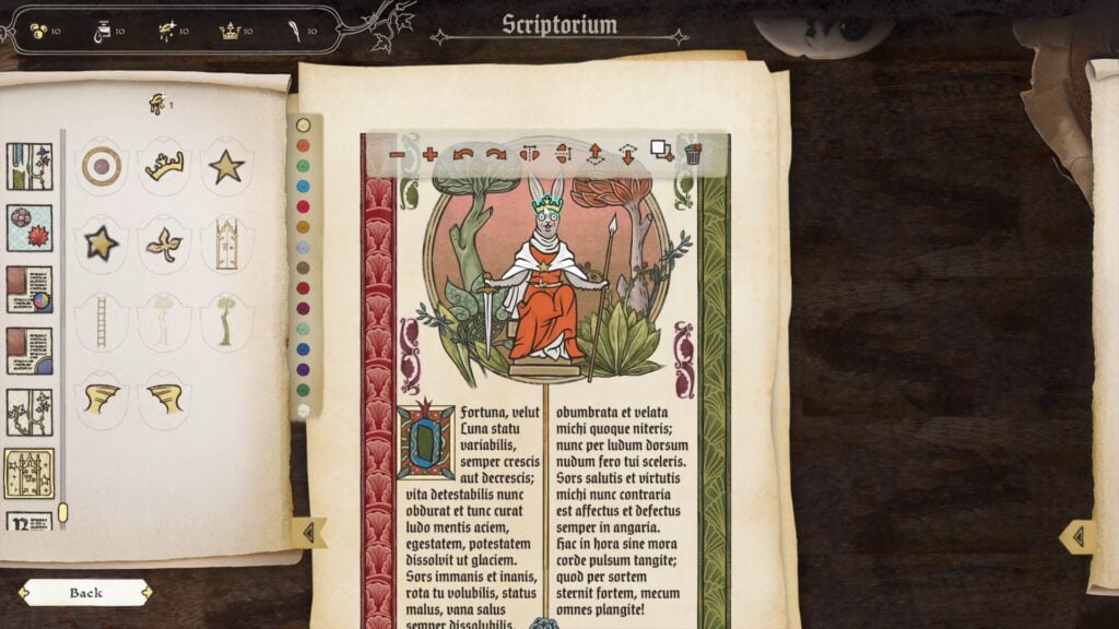 Manuscript workshop simulation game Scriptorium: Master of Manuscripts ...