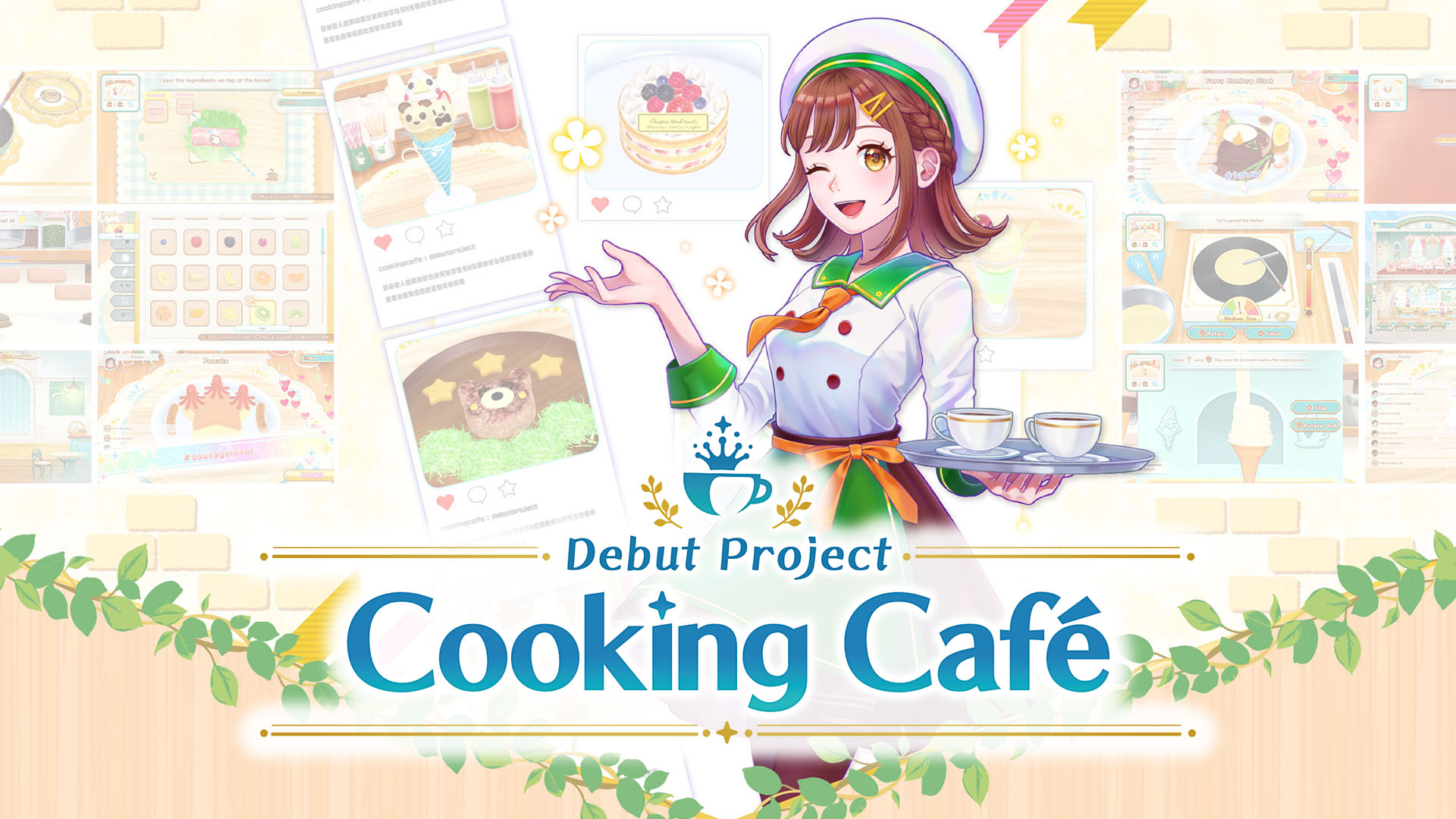D3 Publisher announces cooking game Debut Project: Cooking Cafe for ...