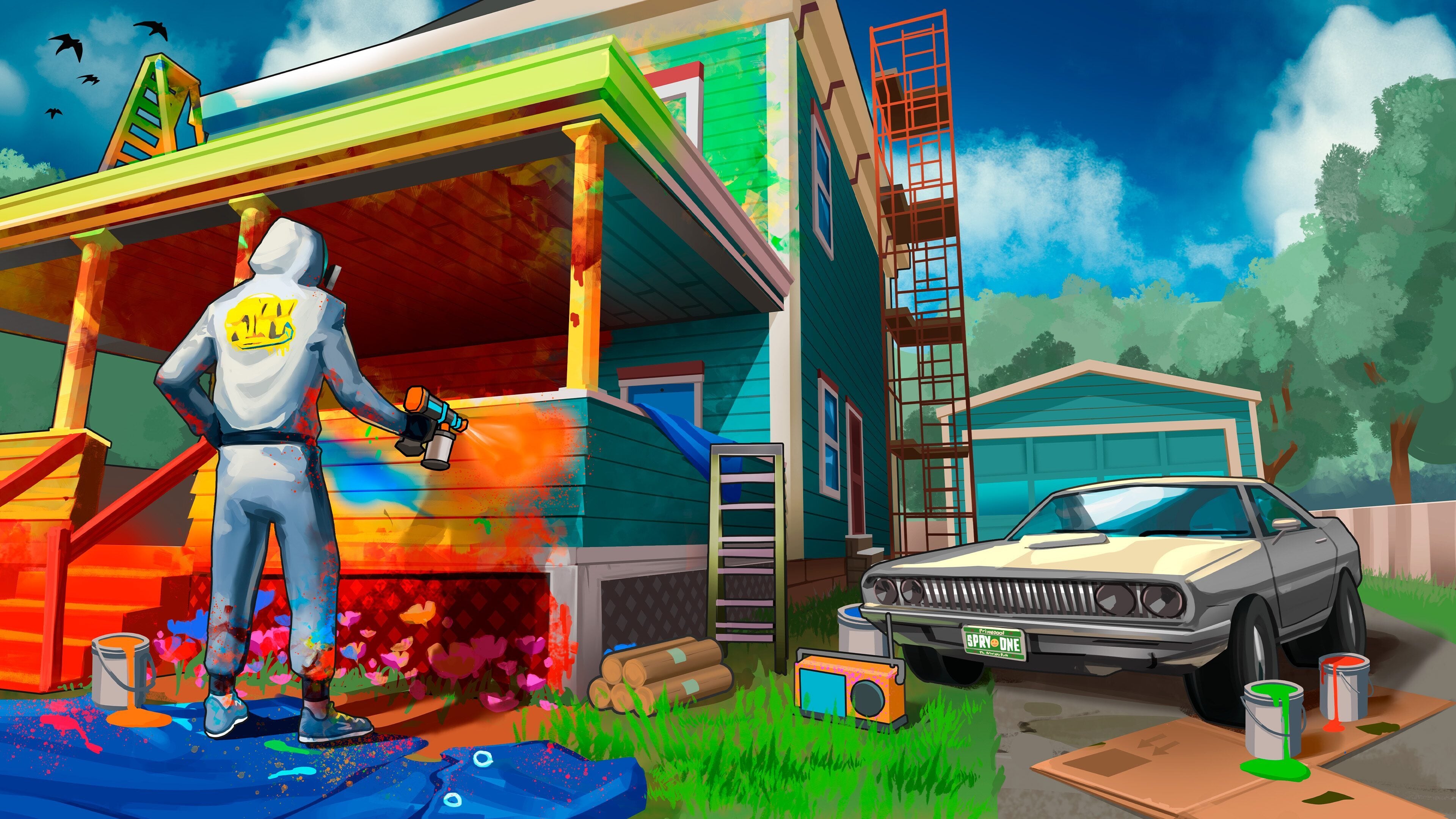 Spray Paint Simulator - Gematsu