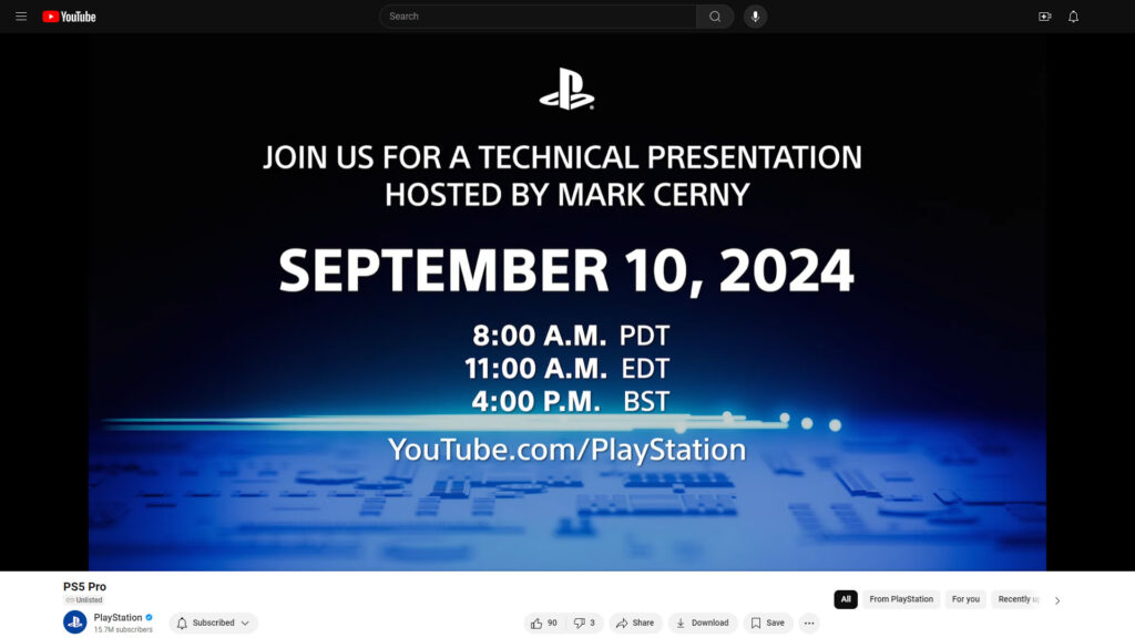 PS5 technical presentation hosted by Mark Cerny set for September 10 ...