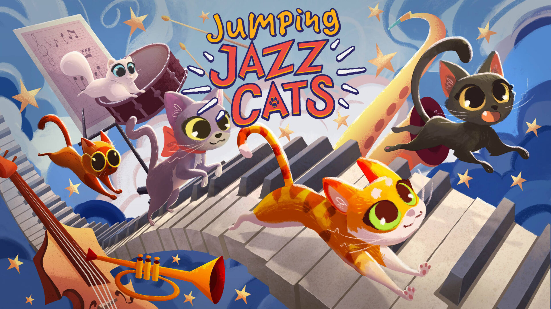 Multiplayer party game Jumping Jazz Cats for PC to be published by Team17 - Gematsu