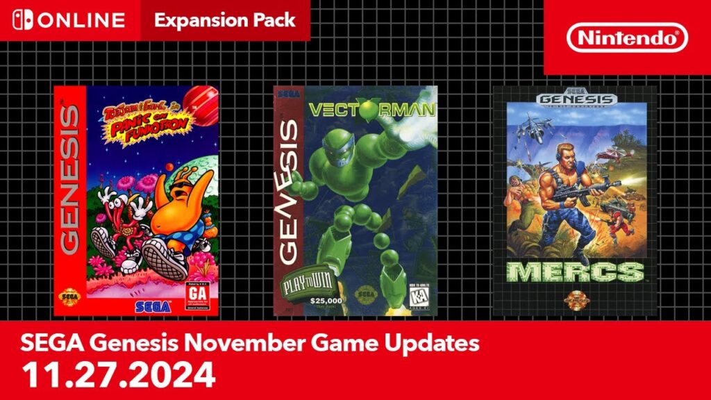 SEGA Genesis - Nintendo Switch Online adds Mercs, ToeJam & Earl in ...