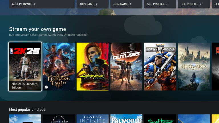 Xbox Cloud Gaming beta for select owned games now available for TVs and ...