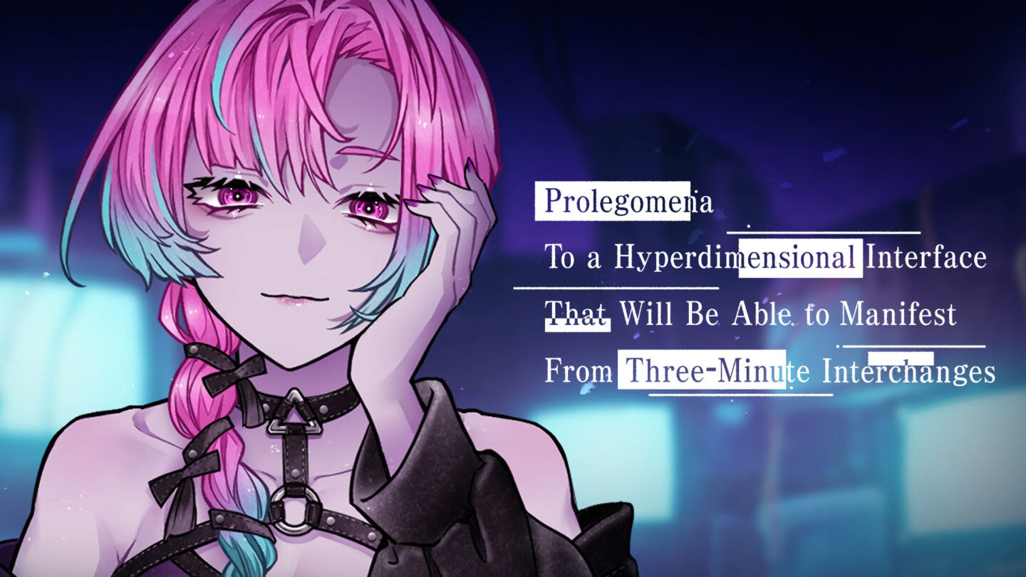 Visual novel Prolegomena To a Hyperdimensional Interface That Will Be ...