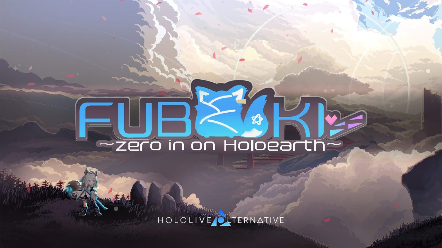 Pixel art high-speed action game FUBUKI ~zero in on Holoearth~ HOLOLIVE ...