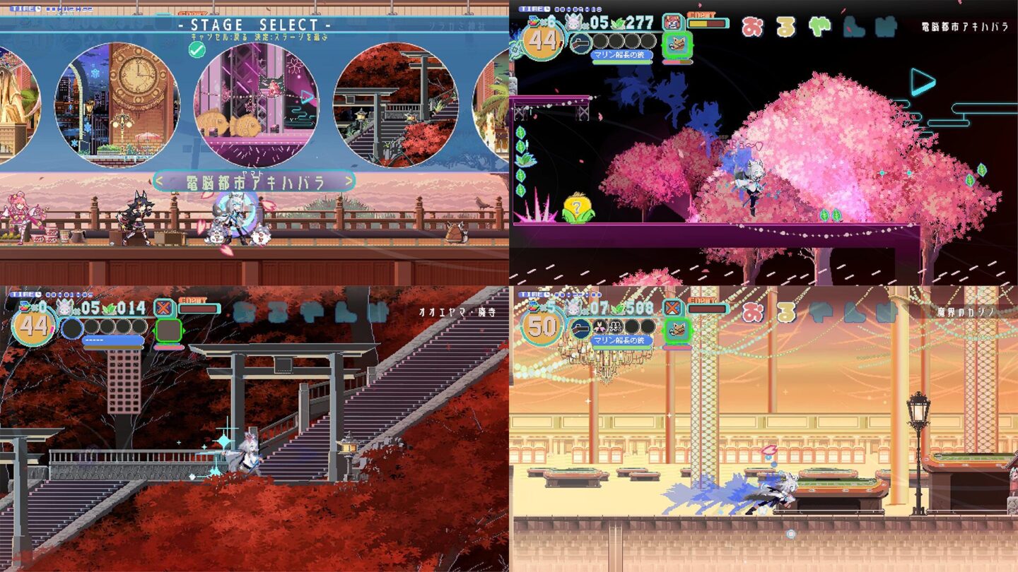 Pixel art high-speed action game FUBUKI ~zero in on Holoearth~ HOLOLIVE ALTERNATIVE announced ...