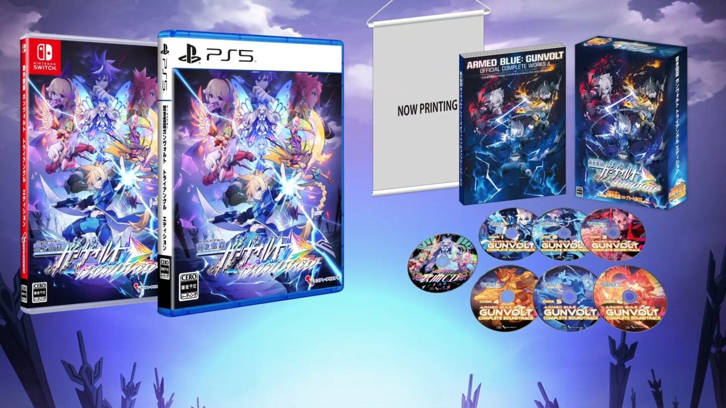 Azure Striker Gunvolt Trilogy Enhanced announced for PS5, Switch - Gematsu