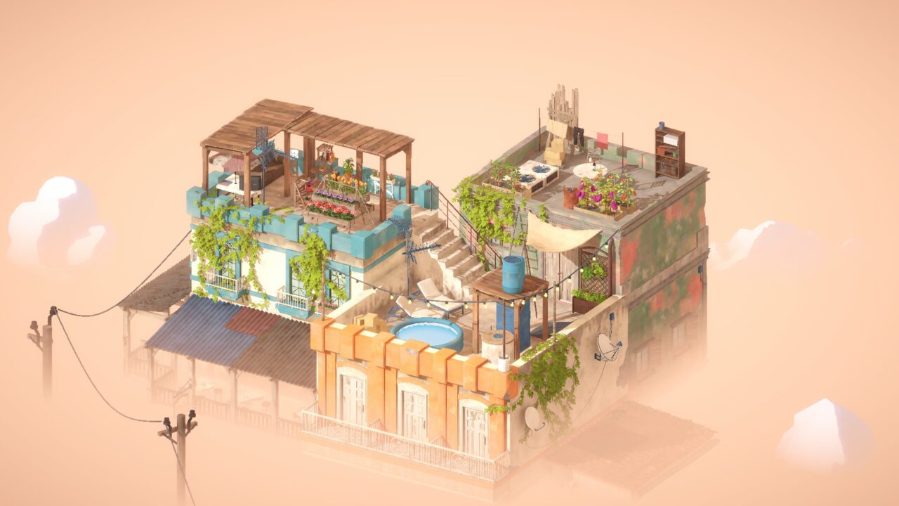 Chill rooftop-building game High Above announced for PC - Gematsu