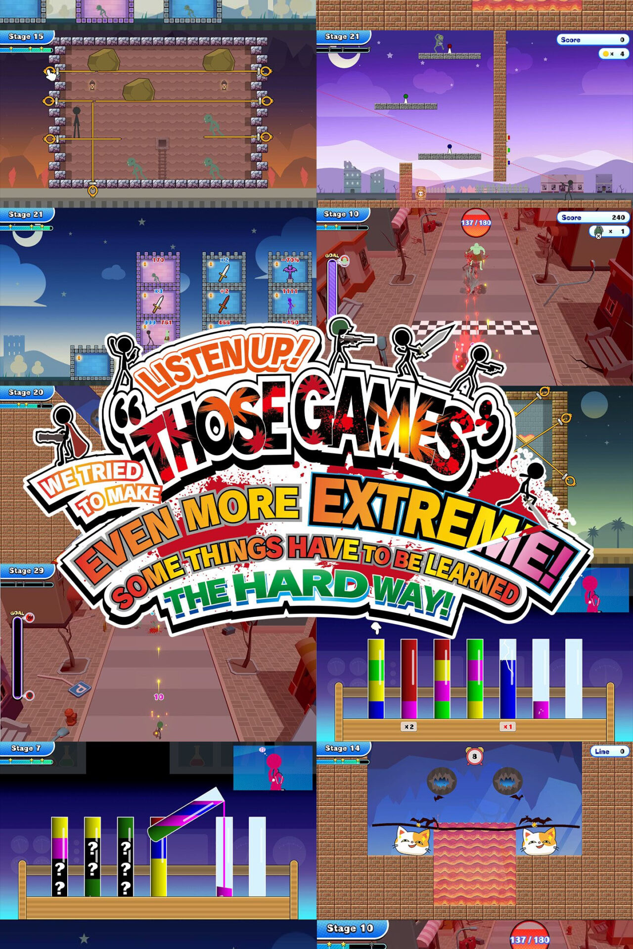 LISTEN UP! WE TRIED TO MAKE “THOSE GAMES” EVEN MORE EXTREME! SOME ...