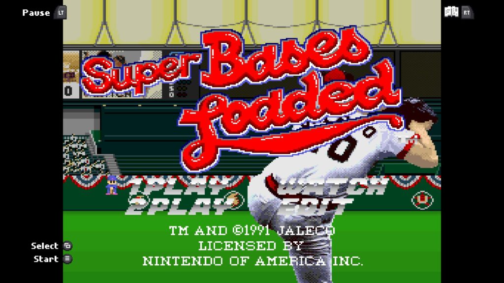 Bases Loaded and Super Bases Loaded collection Jaleco Sports: Bases ...
