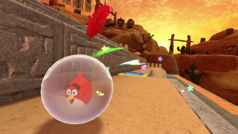 Super Monkey Ball: Banana Rumble DLC character Red from Angry Birds now ...