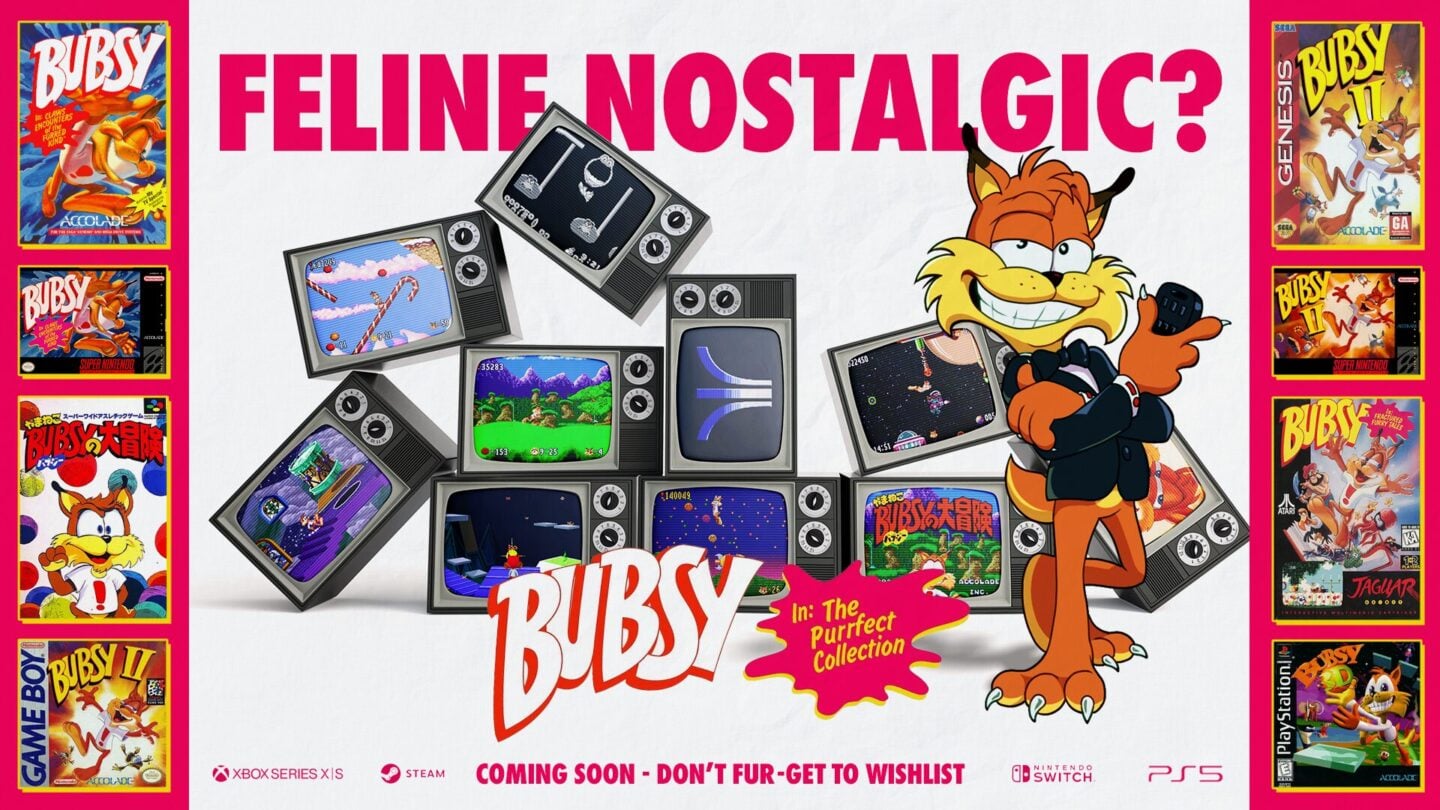 Bubsy in: The Purrfect Collection games list announced - Gematsu