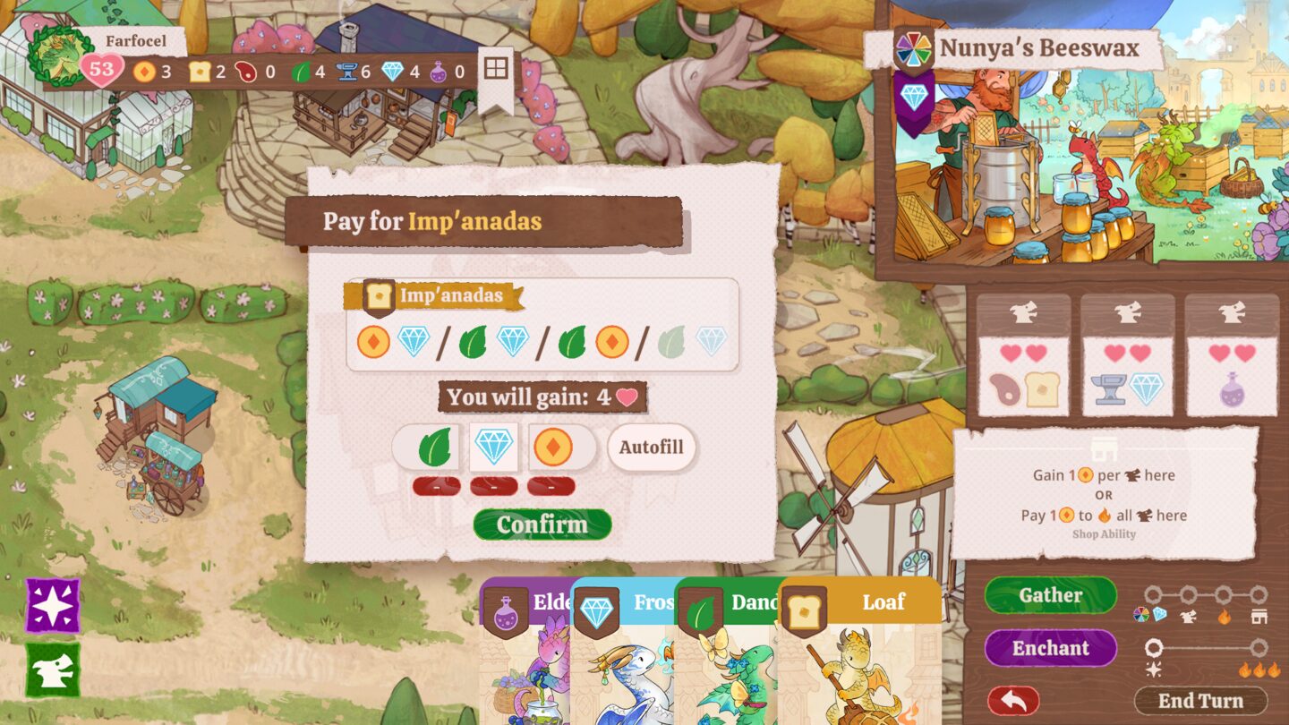 Cozy turn-based strategy board game Flamecraft announced for PC - Gematsu