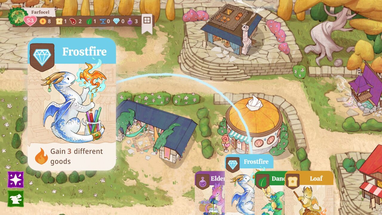 Cozy turn-based strategy board game Flamecraft announced for PC - Gematsu