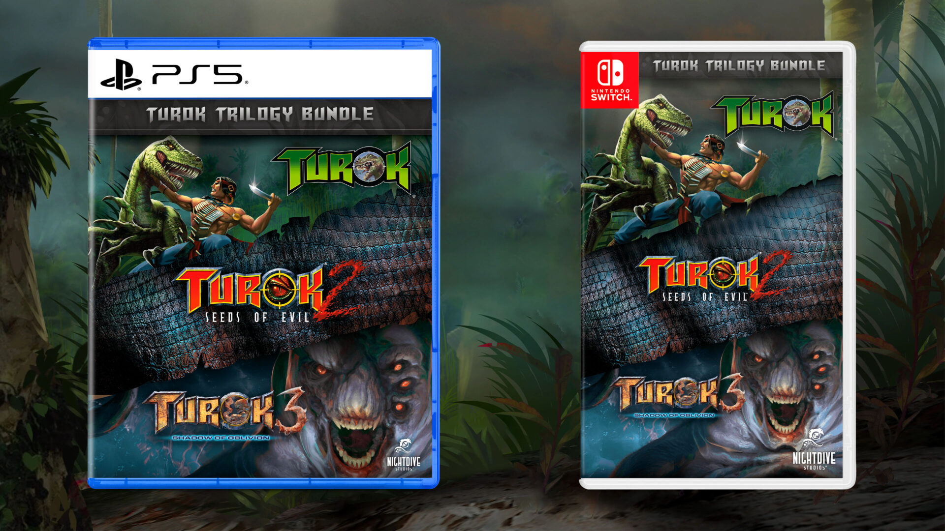 Turok Trilogy Bundle physical edition announced for PS5, Switch - Gematsu