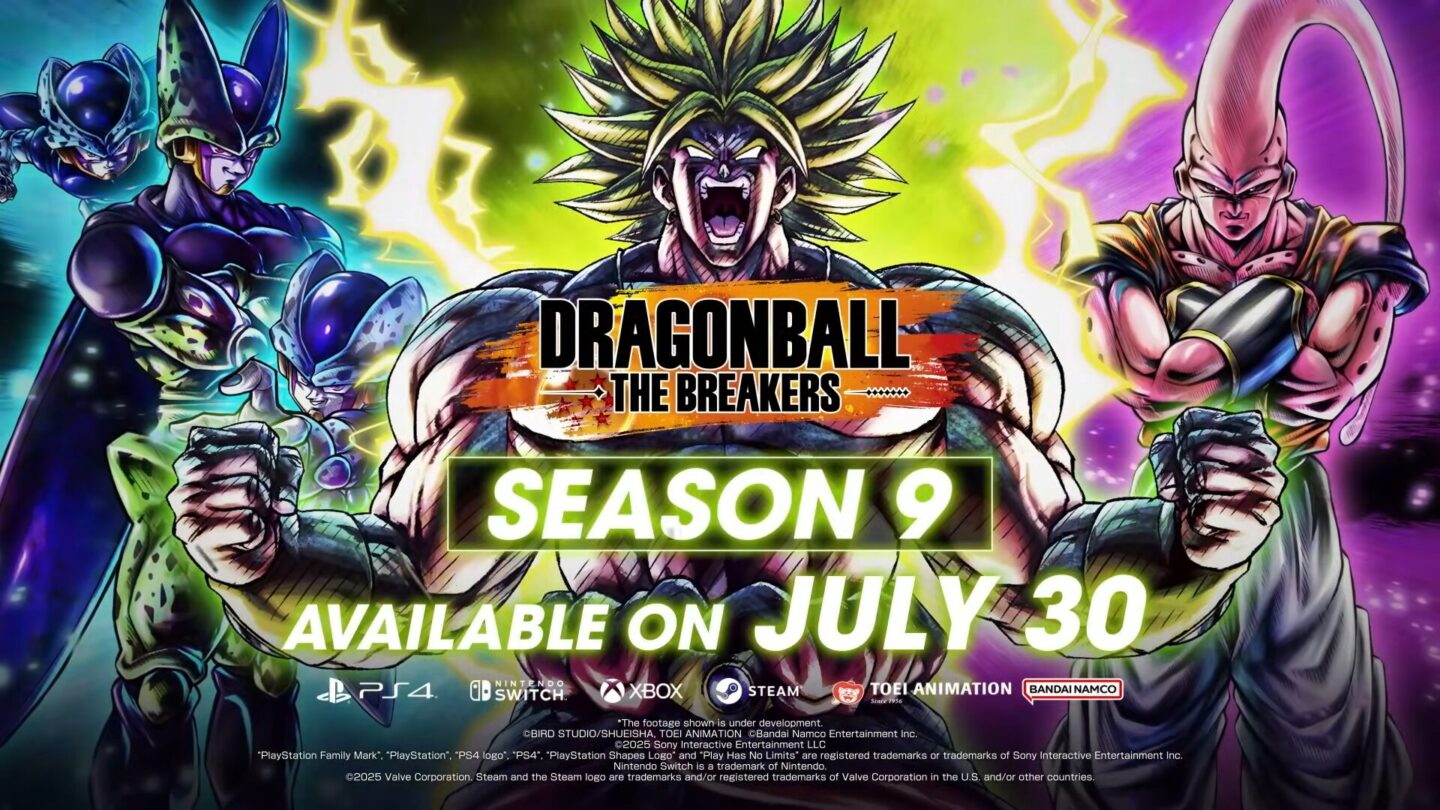 Dragon Ball: The Breakers Season 9 launches July 30 - Gematsu