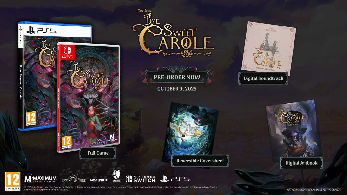 Bye Sweet Carole launches October 9 - Gematsu