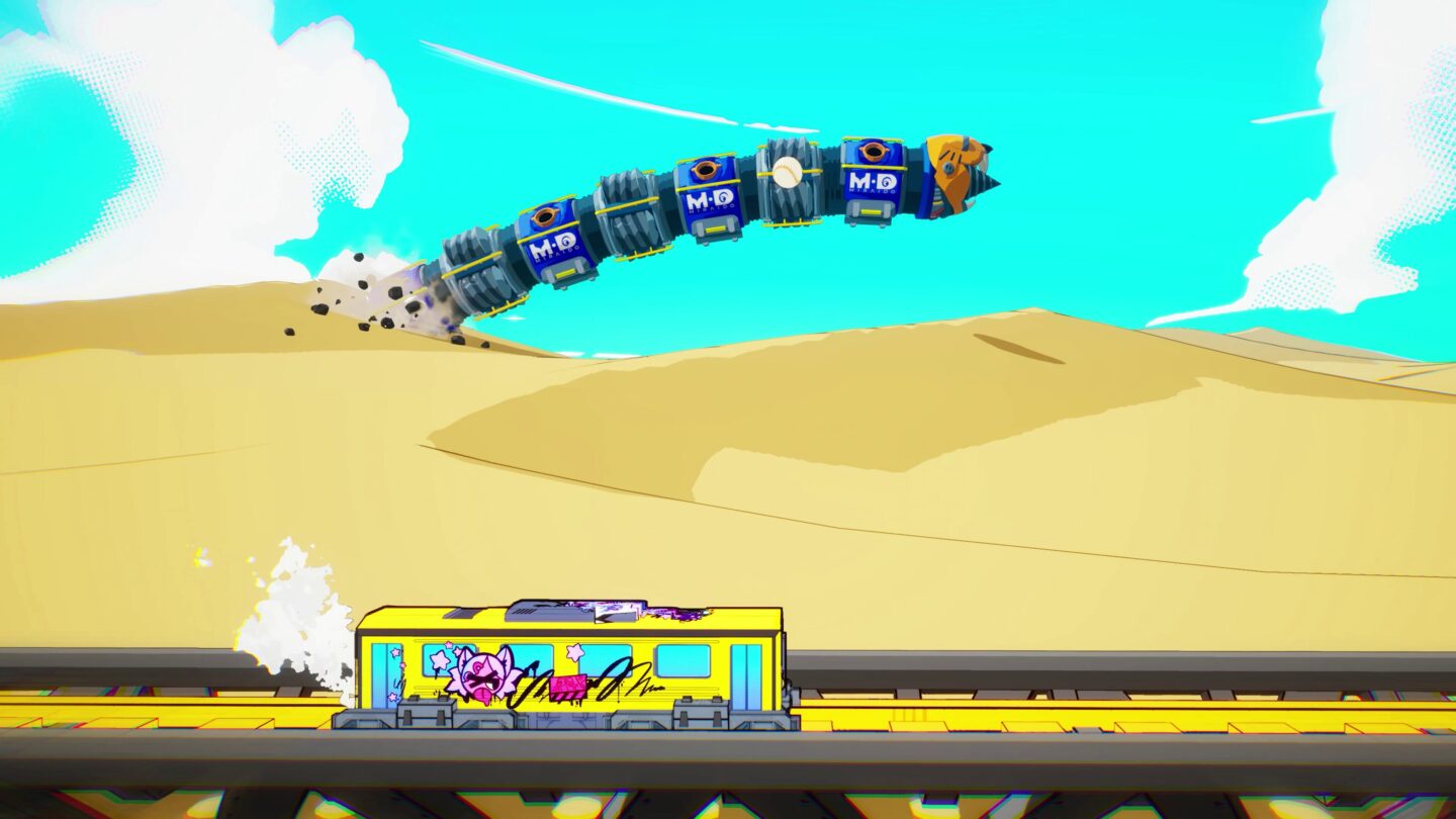 Trick-based 3D train platformer Denshattack! announced for PS5, Xbox ...